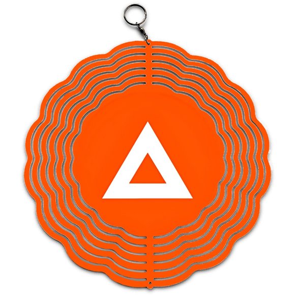 Design | Bat Orange White Triangle Digital Currency Logo Design Wind ...